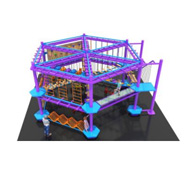 Indoor Rope Course Equipment, Adventure Indoor Rope Course for Kids ...