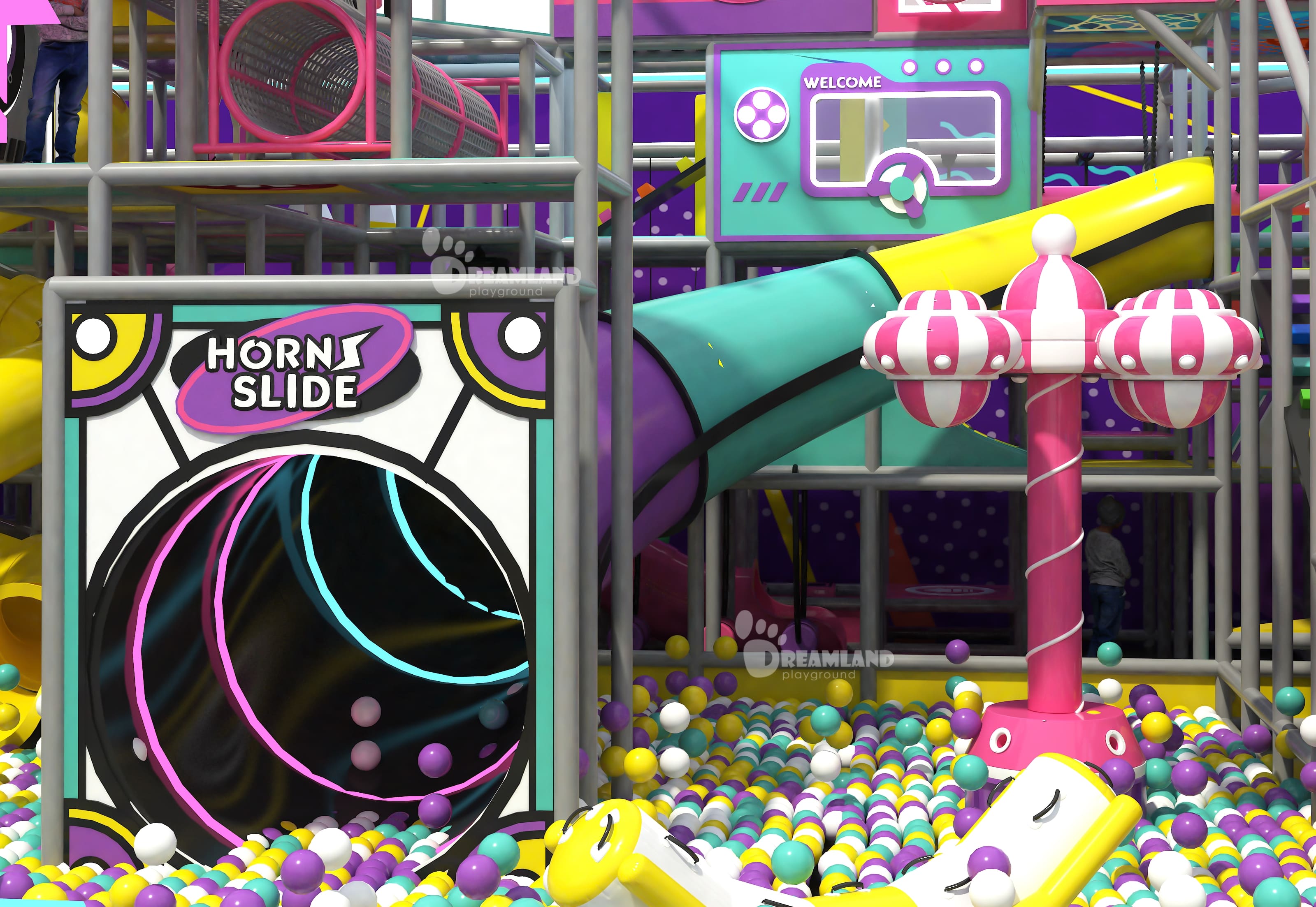 Indoor playground attractions - Dreamland Manufacturer