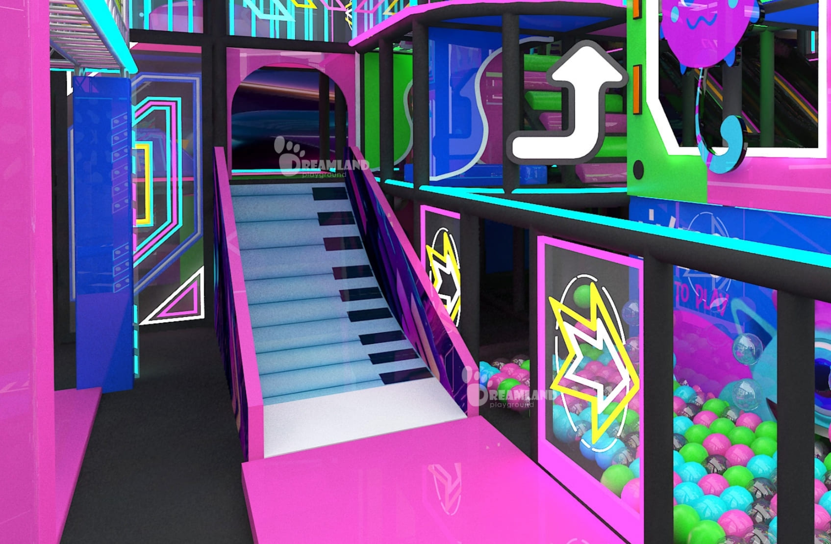 LED Piano Slide - Dreamland Manufacturer